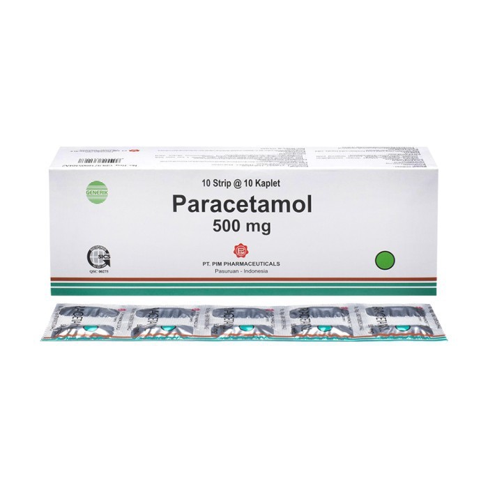 Jual (bisa gojek) banda aceh Per Strip Paracetamol 500 Mg Tablet PIM ...