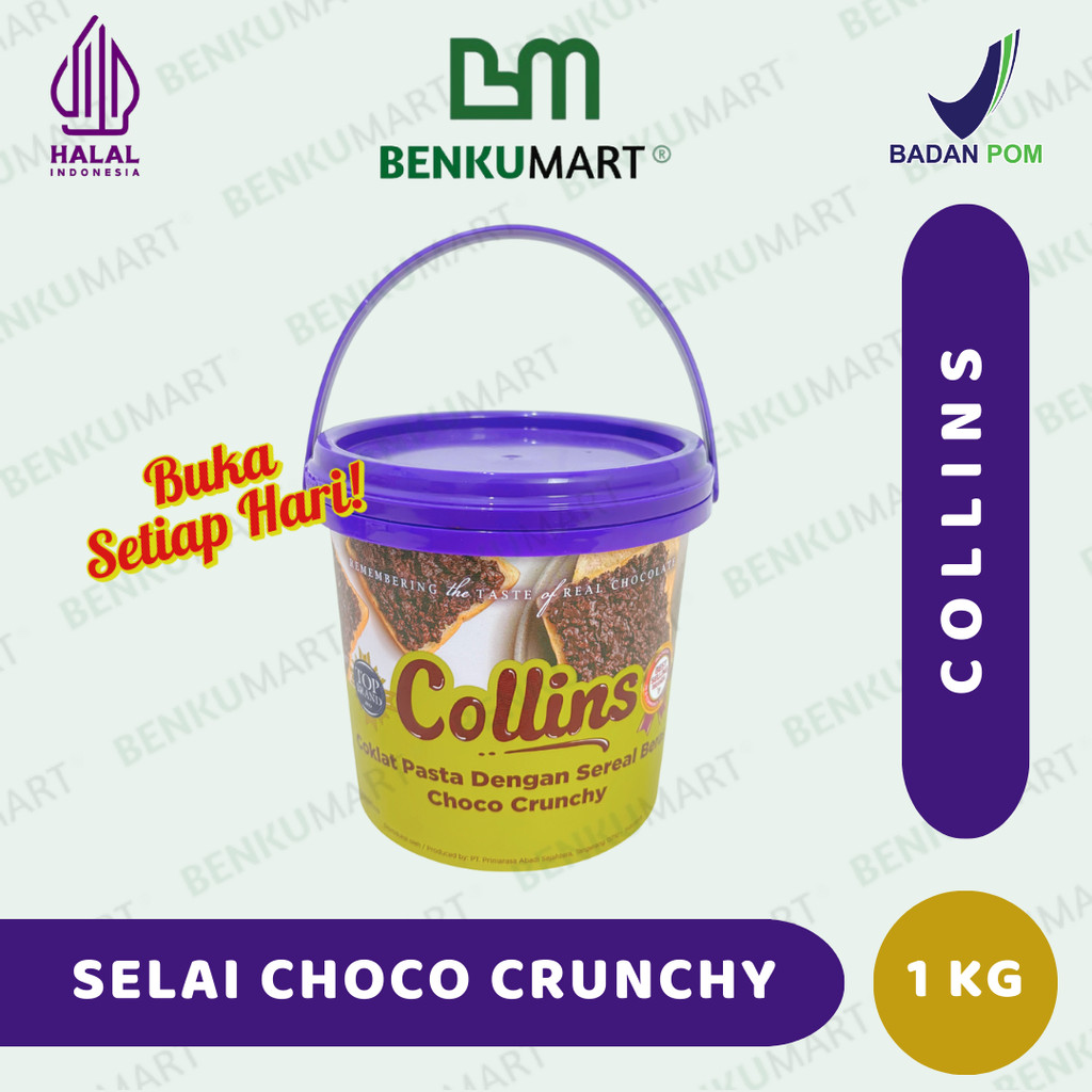 Jual Collins Choco Crunchy 1 Kg Coklat Chruncy | Selai Coklat | Pasta ...