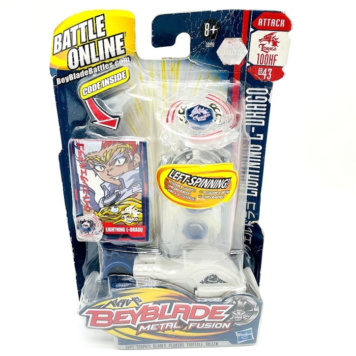 Jual Original BEYBLADE METAL FURY BB43 LIGHTING L-DRAGO LEFT SPINNING ...