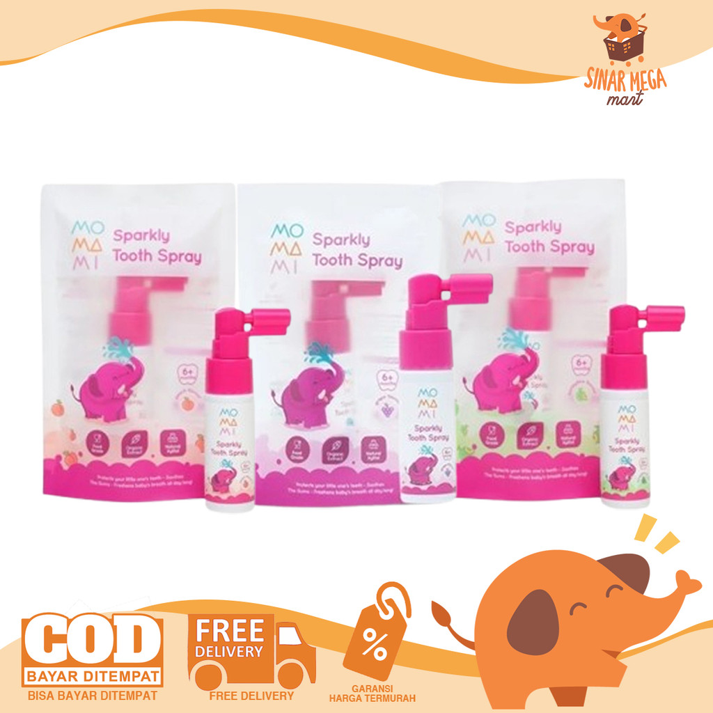 Jual MOMAMI Tooth Spray 20ml Oral Care - Semprotan Perawatan Gigi Anak ...