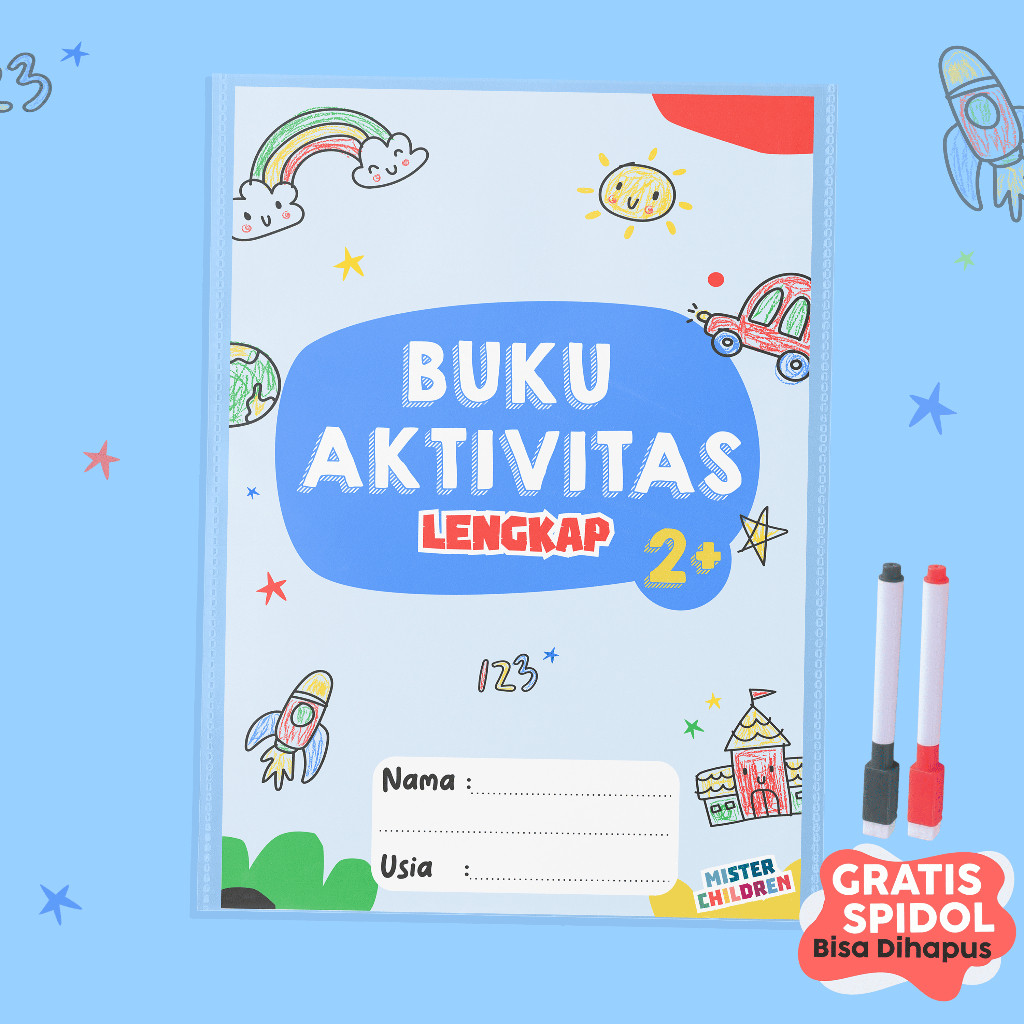 Jual Buku Aktivitas Pertamaku Worksheet Anak Pra TK 2 3 4 Tahun Paud ...