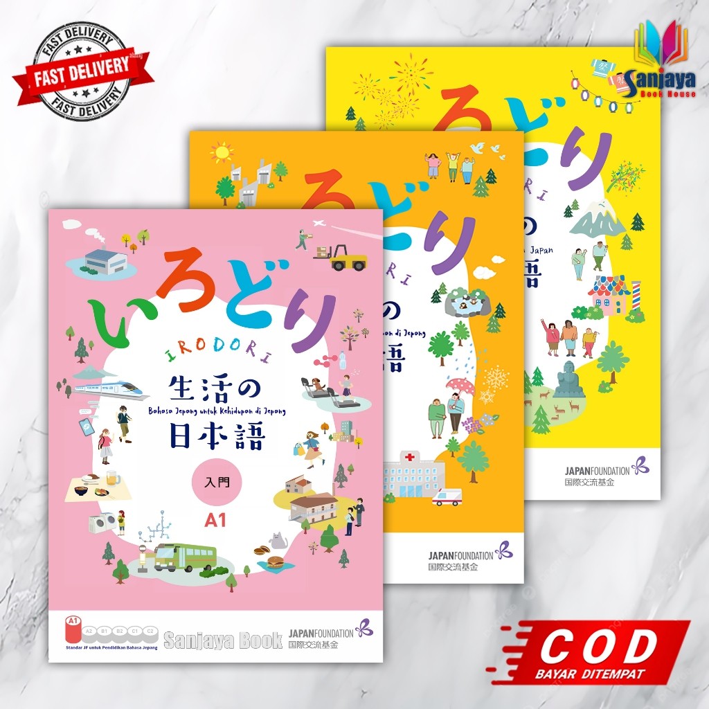 Jual IRODORI Bahasa Jepang untuk Kehidupan di Jepang A1 1A2 2A2 . | Shopee Indonesia