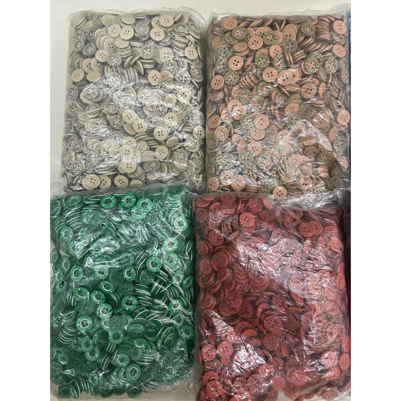 Jual RINBAOW Kancing Executive Warna Warni/ Grafir/ Kancing Hem 20L/13 ...