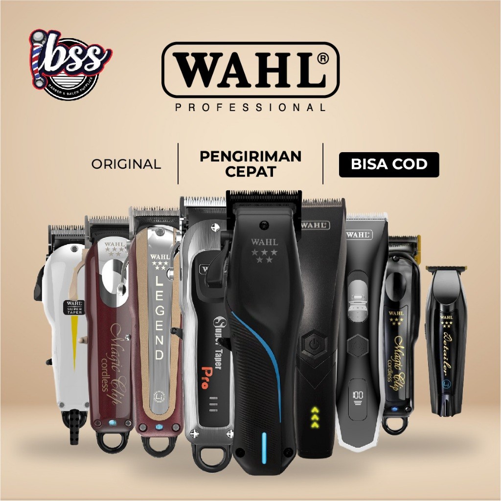 Jual Wahl 5 Star Vapor Cordless Clipper / Wahl Super Taper Corded ...