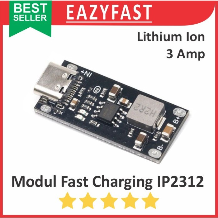 Jual Modul Fast Quick Charge IP2312 USB Type C 3A QC Charger Charging ...