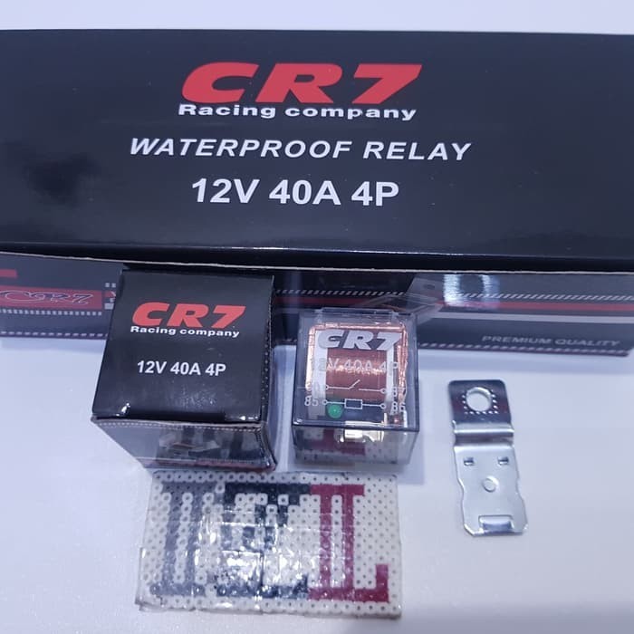 Jual RELAY 4 KAKI 12 VOLT 40 AMPERE ALARM ATAU KLAKSON LAMPU WATERPROOF ...
