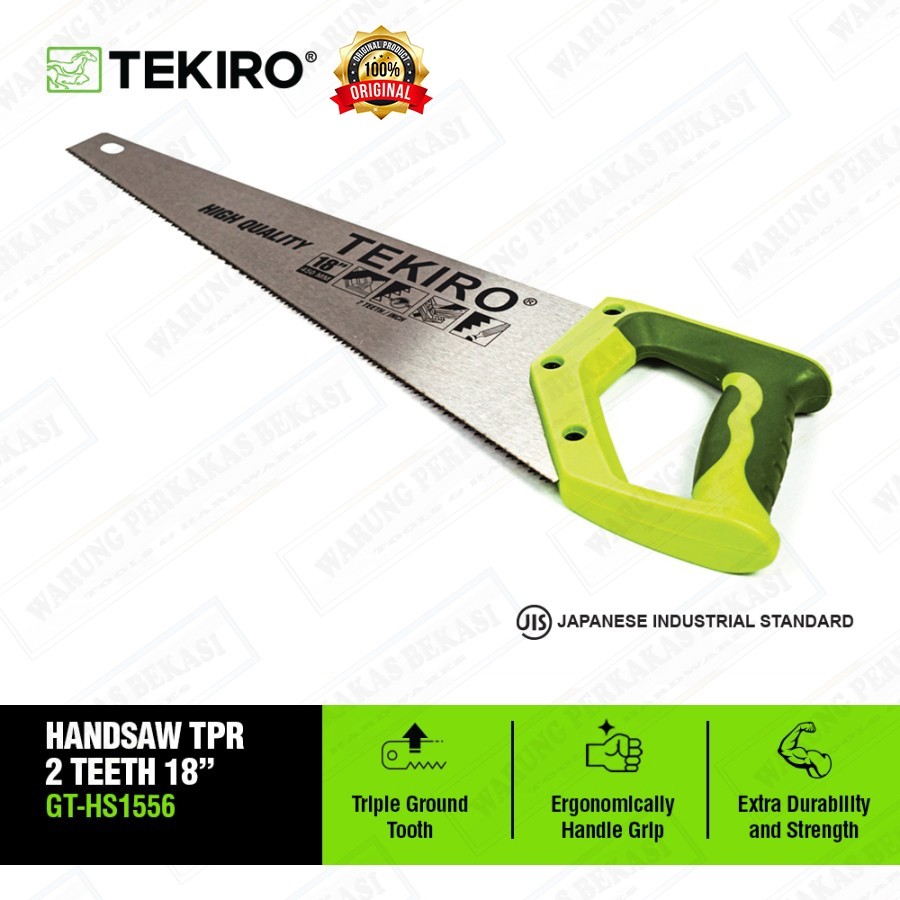 Jual Tekiro 18" Gergaji Gagang PVC 2 Mata High Quality - Gorok Potong ...