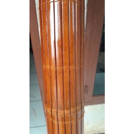 Jual SD34 Tirai bambu vernis & pliture size 2x2 meter | Shopee Indonesia