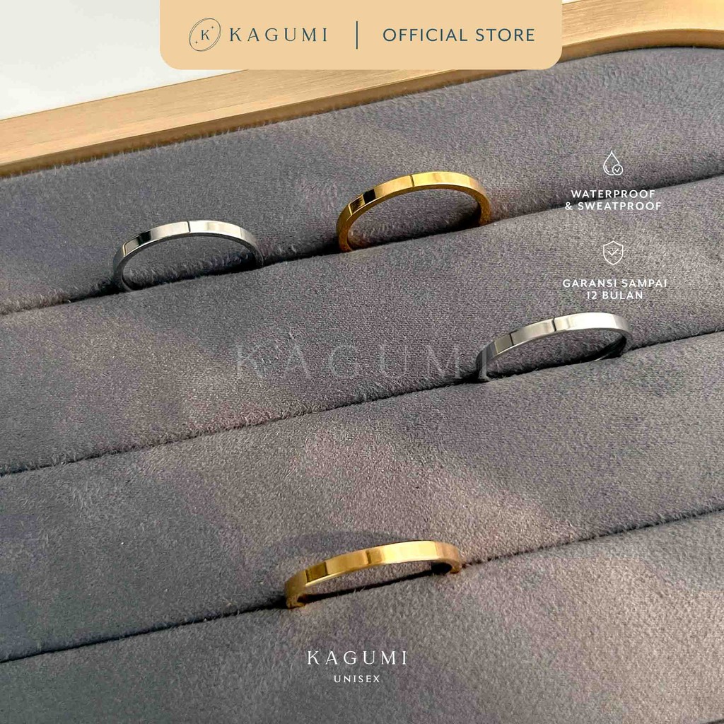 Jual KAGUMI Unisex - Zayn Stack Ring - 2mm | Cincin Stack Minimalis ...