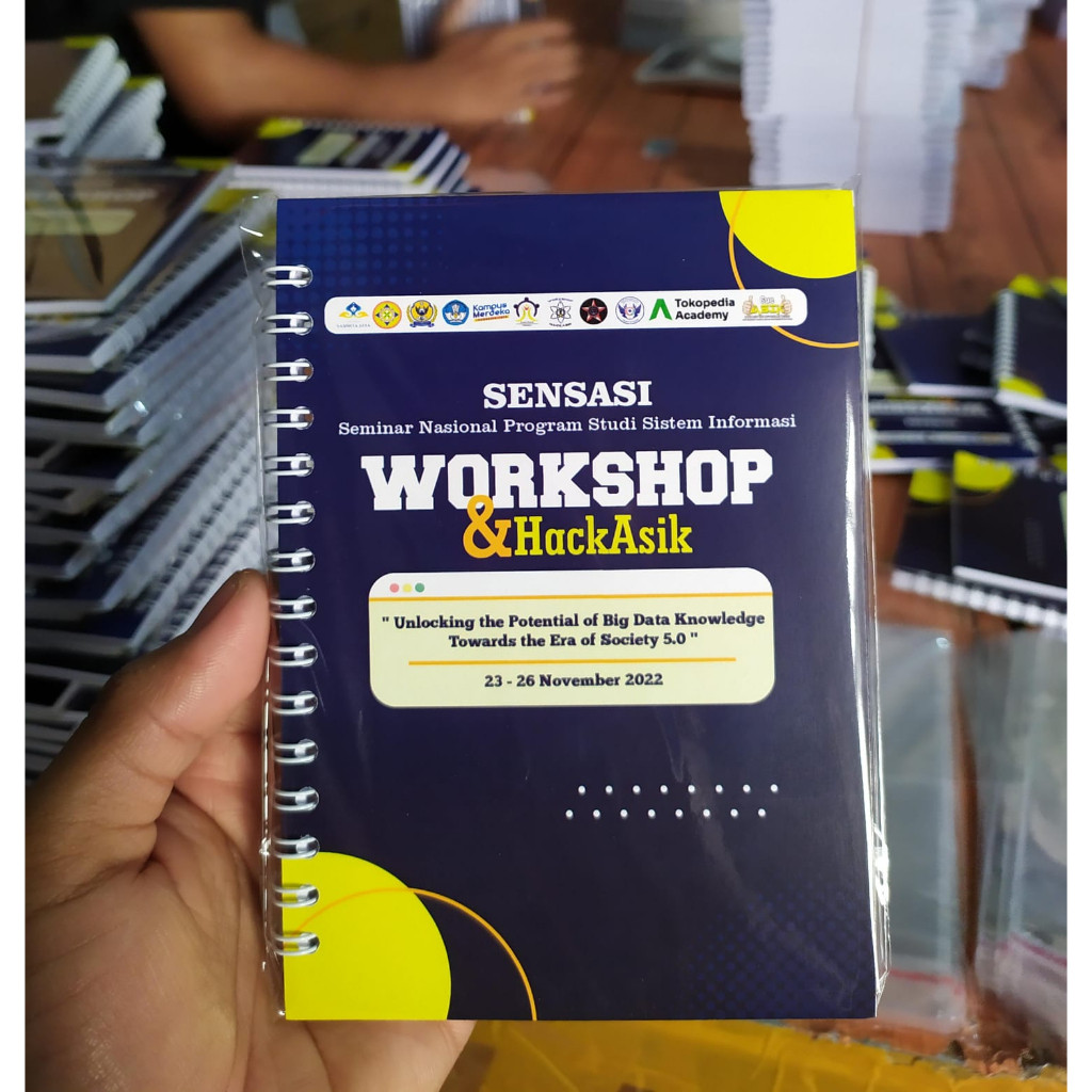 Jual NOTEBOOK A6 CUSTOM (isi 50 LEMBAR = 100 Halaman) | Shopee Indonesia