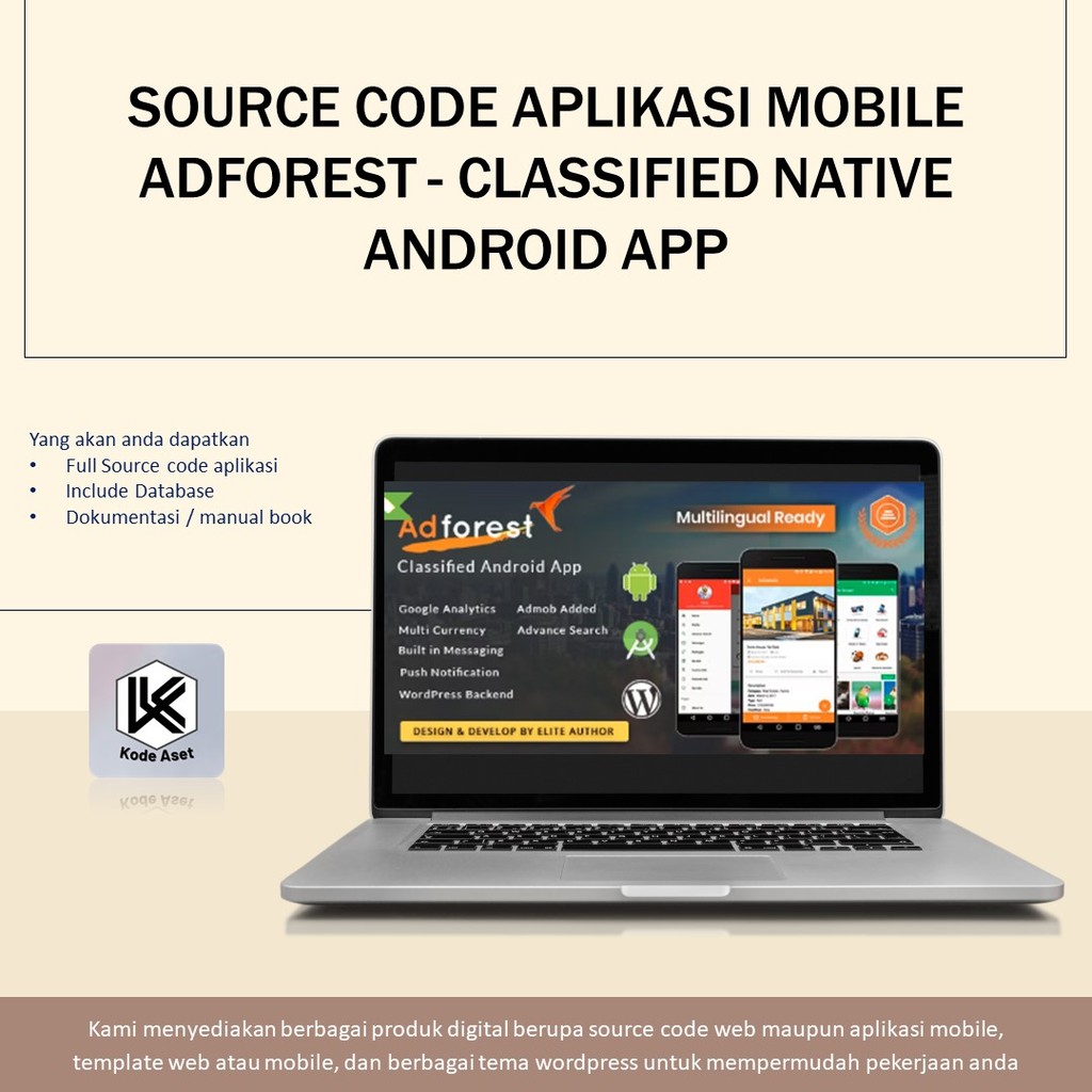 Jual SOURCE CODE APLIKASI MOBILE ADFOREST - CLASSIFIED NATIVE ANDROID APP | Shopee Indonesia