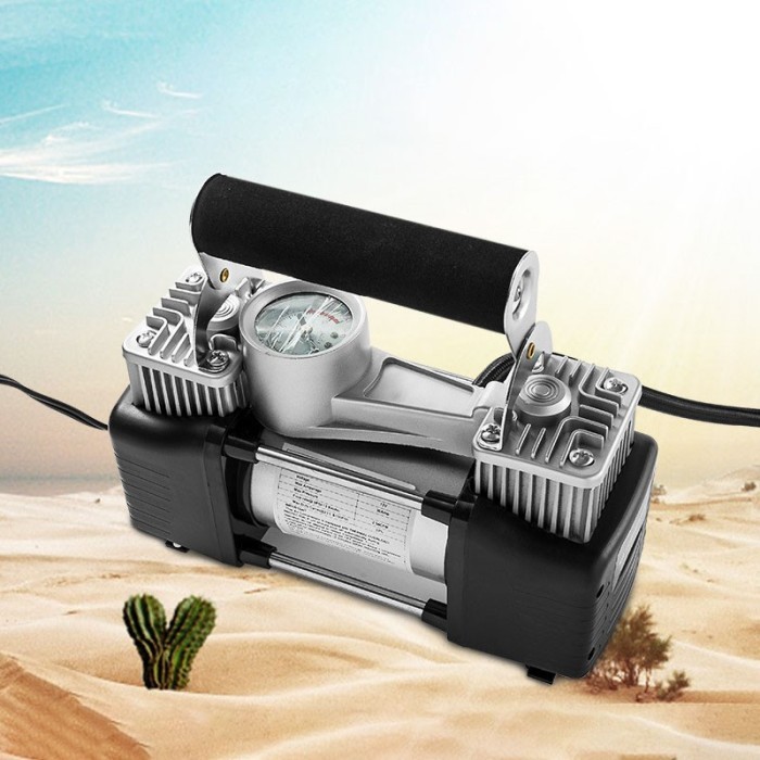 Jual KOMPRESOR ANGIN MINI KOMPRESSOR POMPA BAN MOBIL BUS TRUK 12V ...