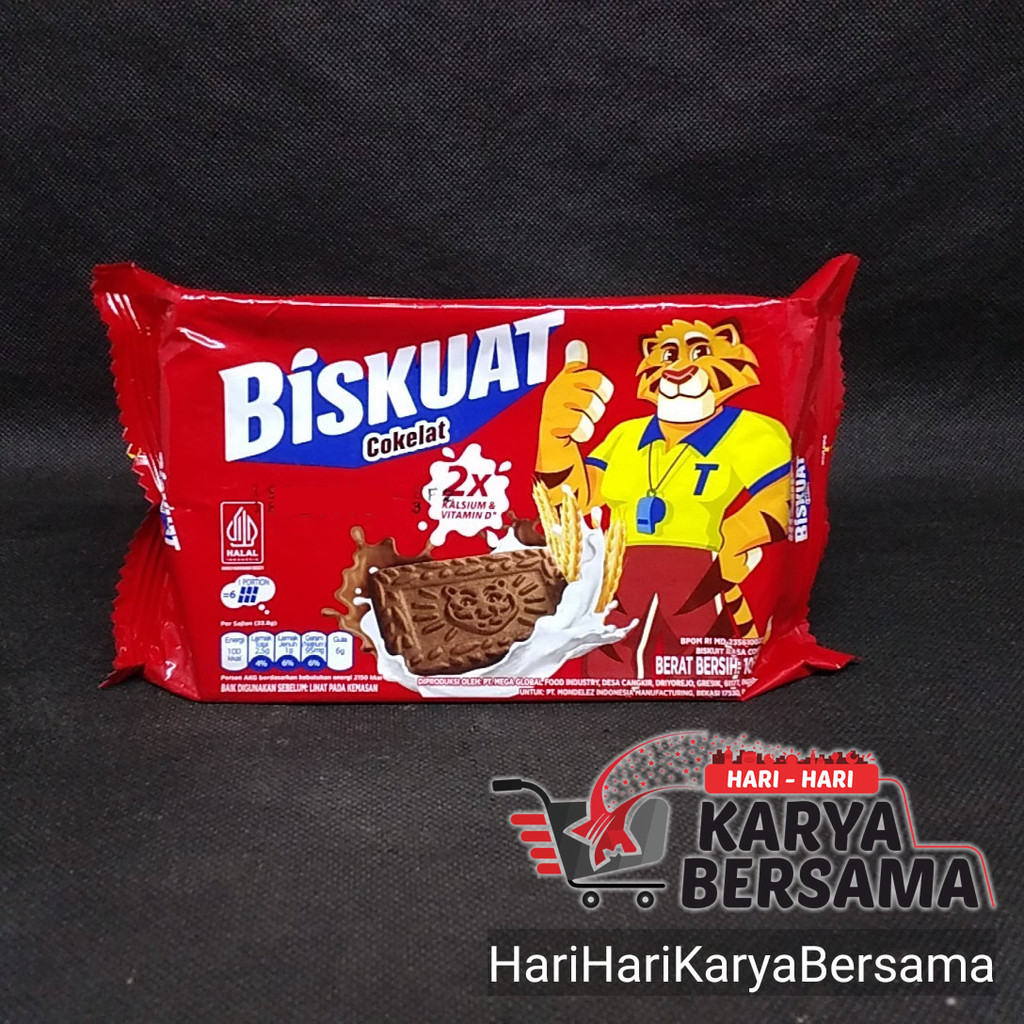 Jual MAKANAN RINGAN BISKUIT BISKUAT RASA COKLAT 106.4GR | Shopee Indonesia