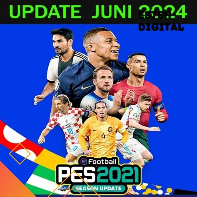 Jual PES 2021 + Patch 2024 - eFootball PES 2021 PC GAMES UPDATE DVD GAME BOLA ES TEHH | Shopee ...