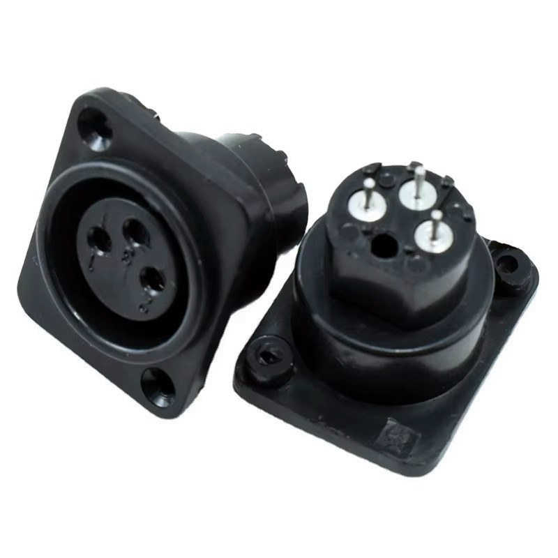 Jual Socket Canon Casis Kaki Lurus Plastik XLR Female | Socket Canon ...