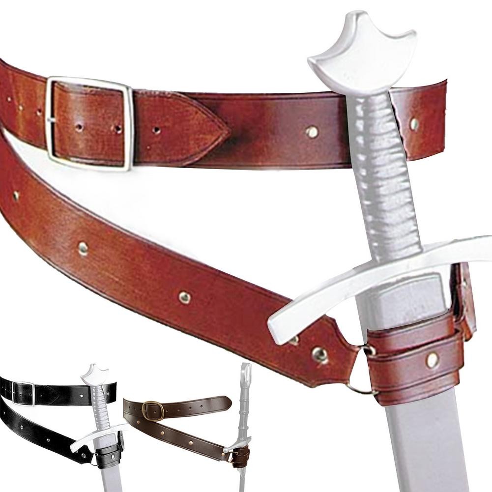 Jual NEW Adult Medieval Retro Shoulder Strap Sword Holder Sheath ...