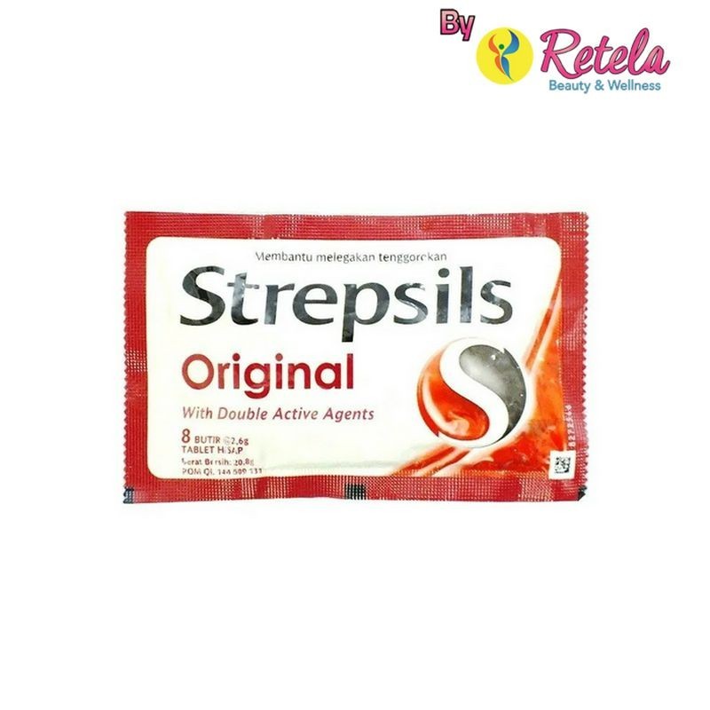 Jual STREPSIL ORIGINAL POUCH 8 TABLET HISAP | Shopee Indonesia