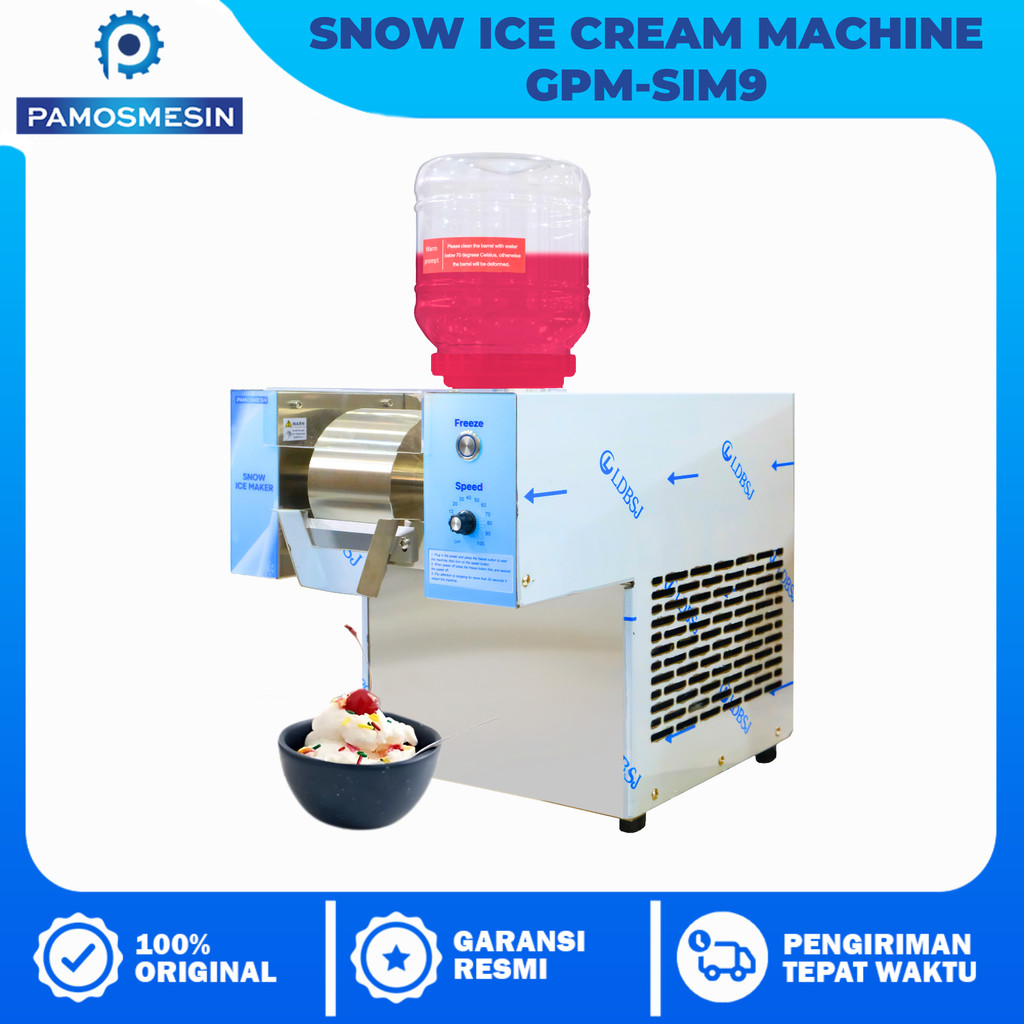 Jual Pamosroom Snow Ice Machine Bingsu Mesin Es Krim Korea Es Serut Ice ...