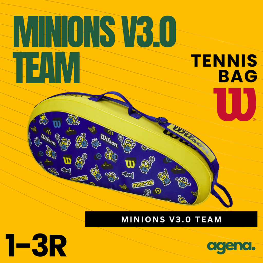 Jual Wilson Minions V3.0 Team 3R Junior 2024 - Tas Padel Tenis | Shopee ...