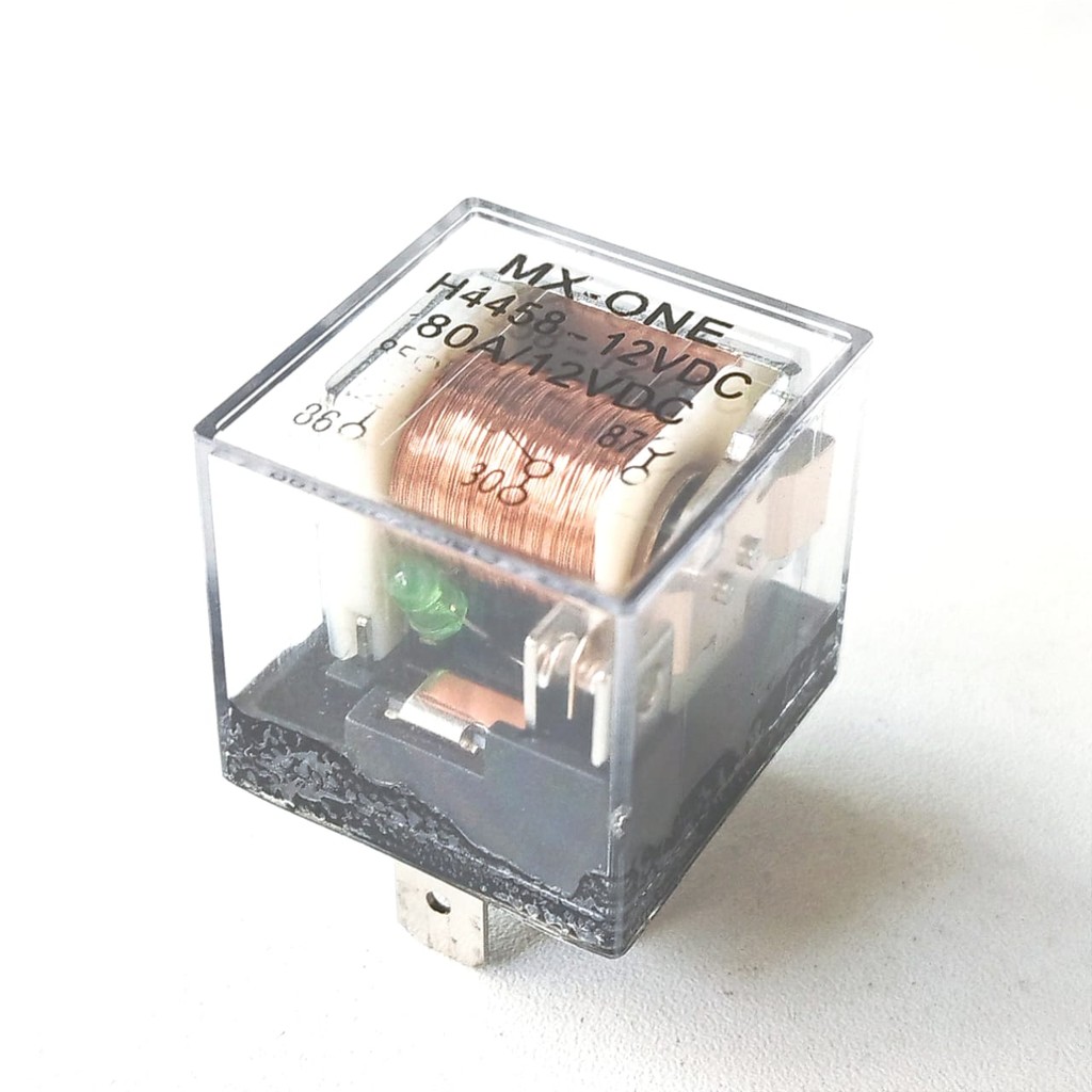 Jual Relay Mobil 12v 4Pin 80A 12VDC 4 kaki 12 volt | Shopee Indonesia