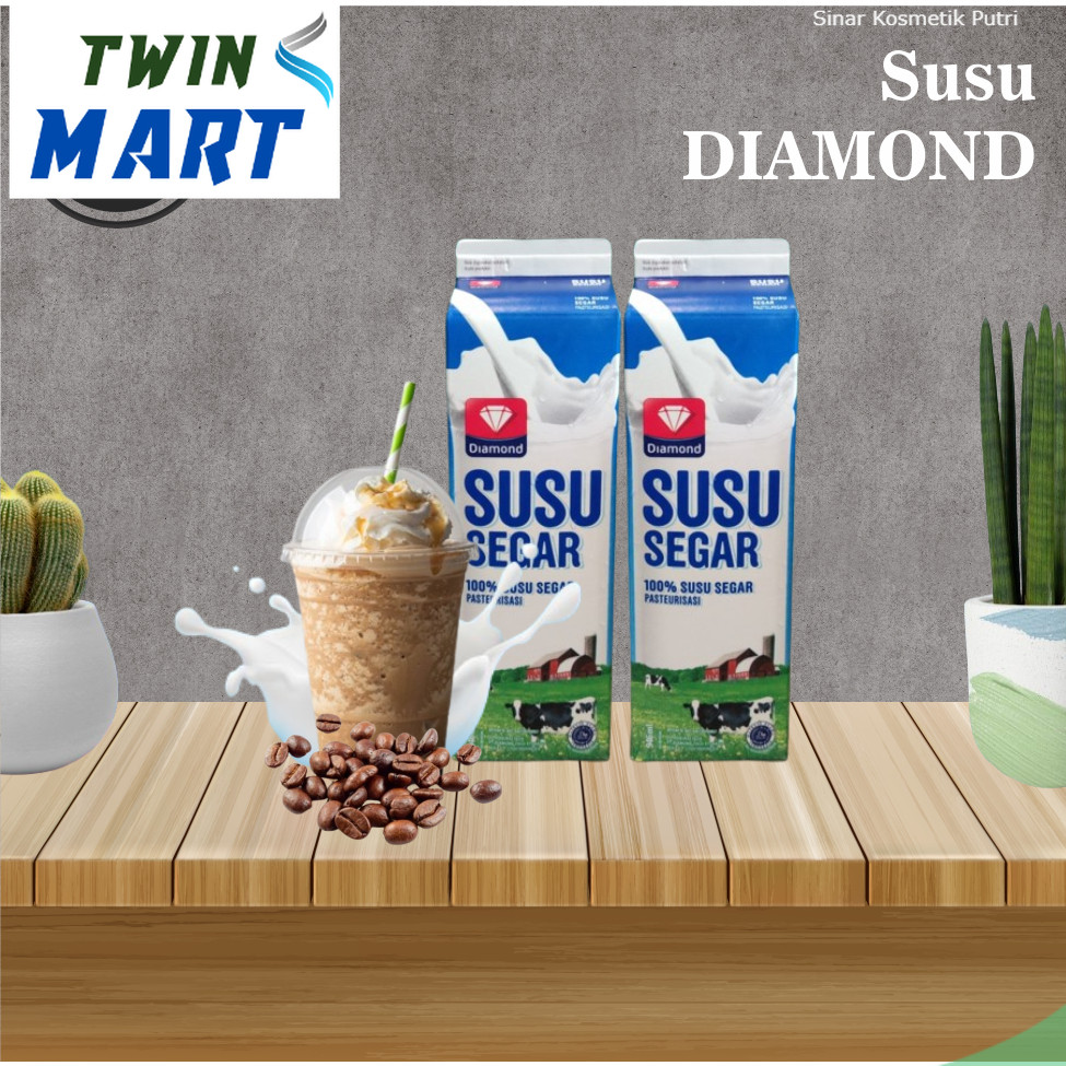 Jual Susu Diamond / Susu Sapi Diamond 1 Liter / Susu Diamond Full Cream ...