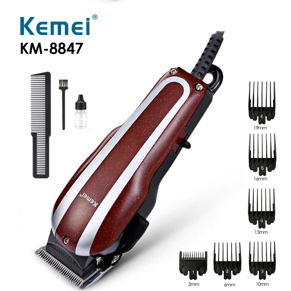 Jual Kemei KM-8847 Hair Clipper Alat Cukur Potong Rambut Elektrik KM 8847 KM8847 | Shopee Indonesia