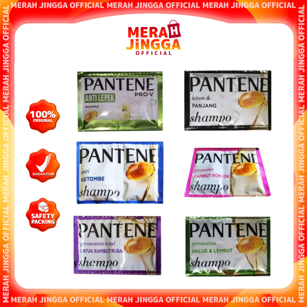 Jual PANTENE Shampoo 10ml RETENG - Perawatan Rambut | Merah Jingga ...