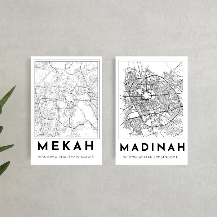 Jual Hiasan Dinding Peta Kota City Map Ukuran A4 Custom Papan MDF ...