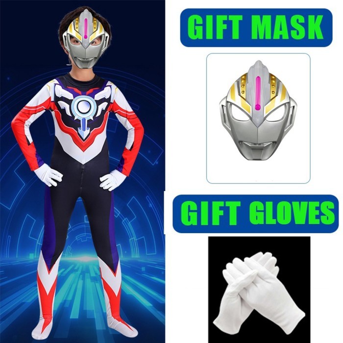 Jual NEW Baju kostum anak Ultraman Power Rangers cosplay ultah ulang ...