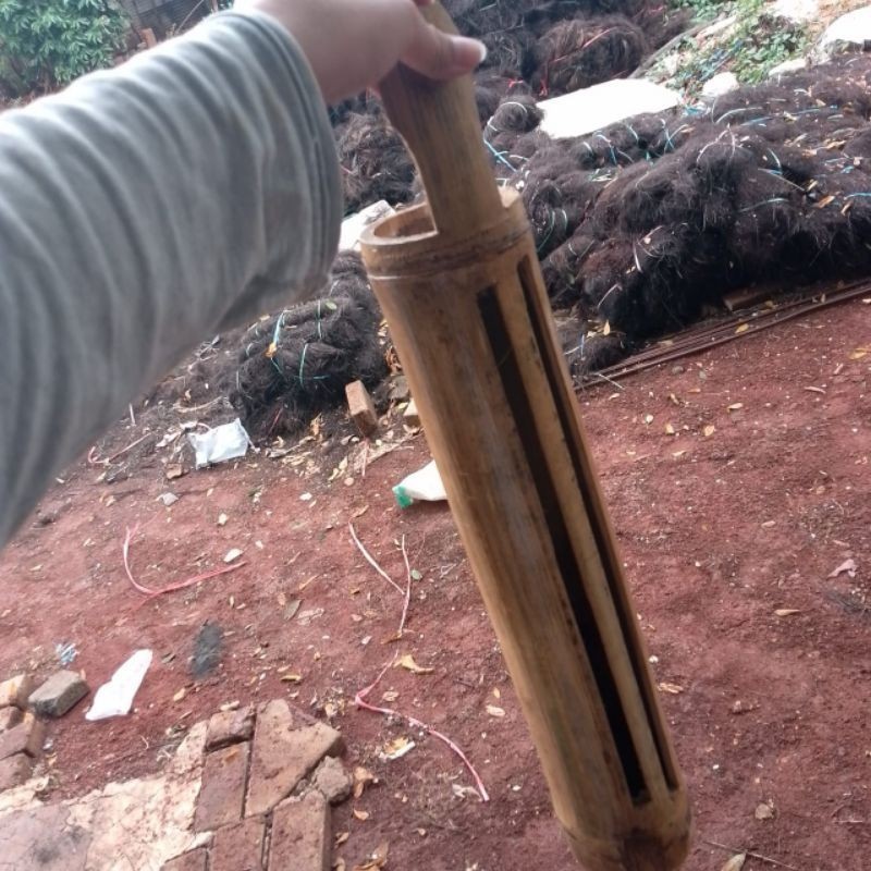 Jual Pentungan Bambu / Kentongan Bambu Full Vernis | Shopee Indonesia