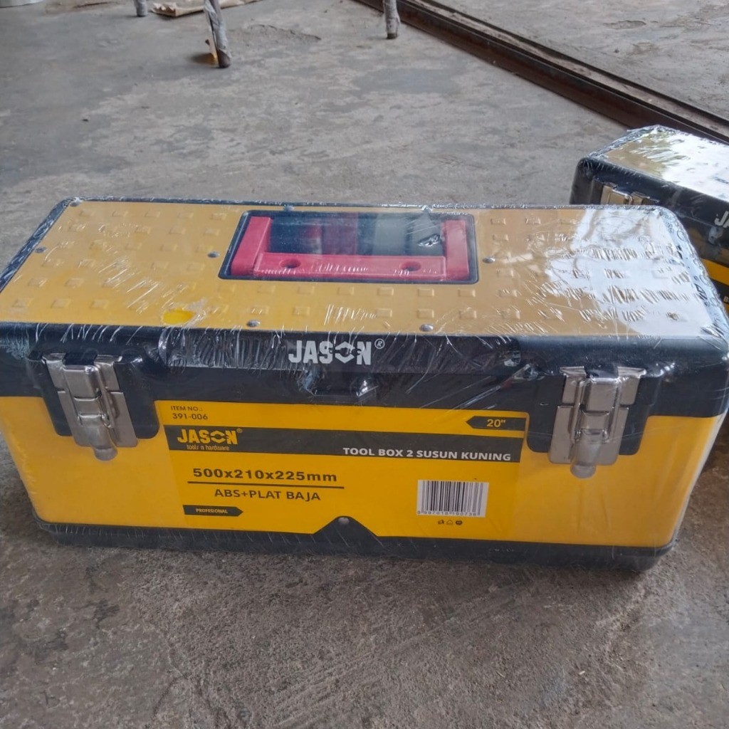 Jual BOX tool Plastik KUNING JASON/box perkakas/Kotak Peralatan Besar ...