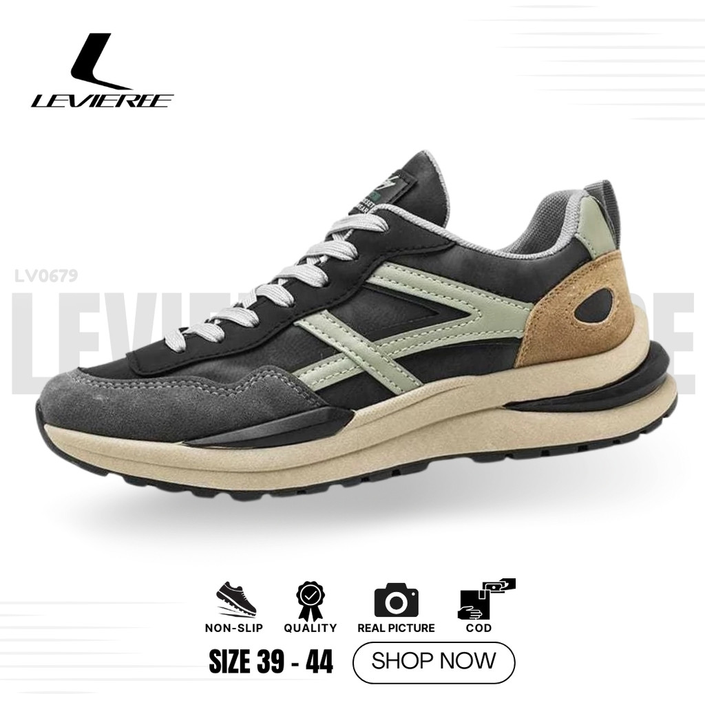 Jual LVR Sepatu Sneakers Pria Kerja Sepatu Pria Casual Sepatu Olahraga ...