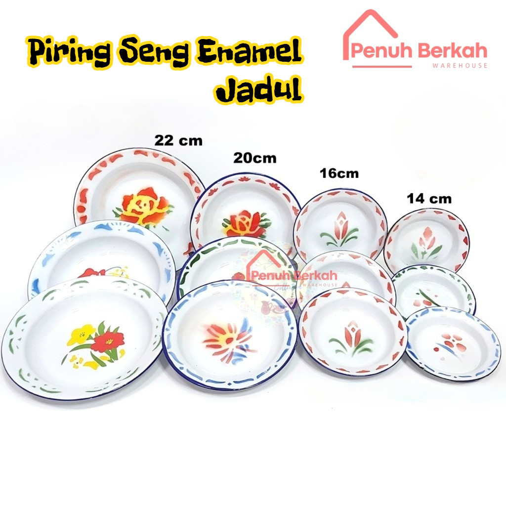 Jual PIRING SENG dan LEPEK SENG RRT KEMBANG / BLIRIK UK 14CM, 16CM, 20 ...