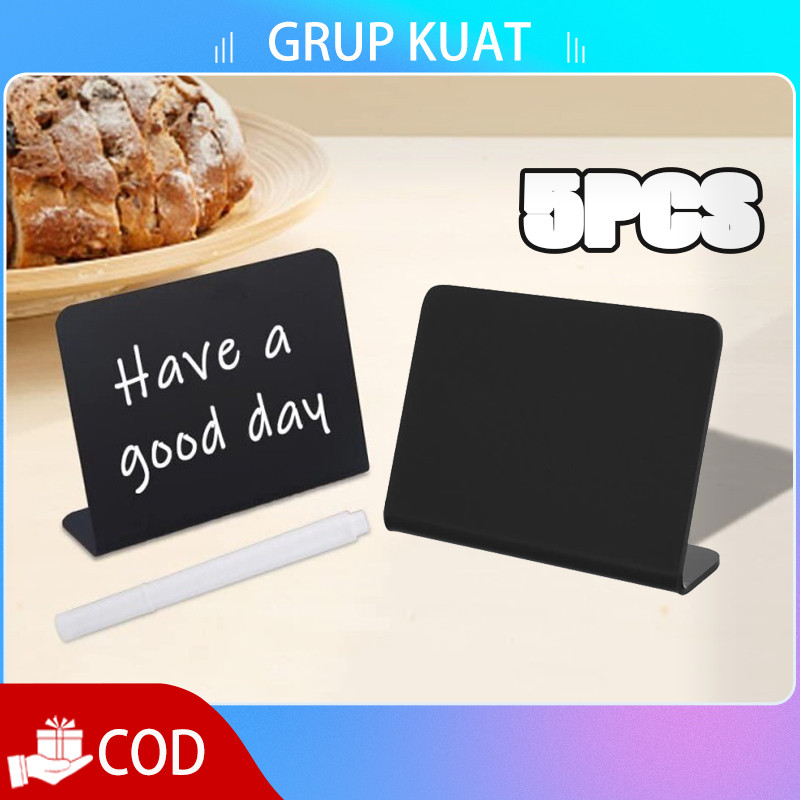Jual Papan Tulis Menu Kecil Papan Reminder 5PCS Letter Board Stand ...