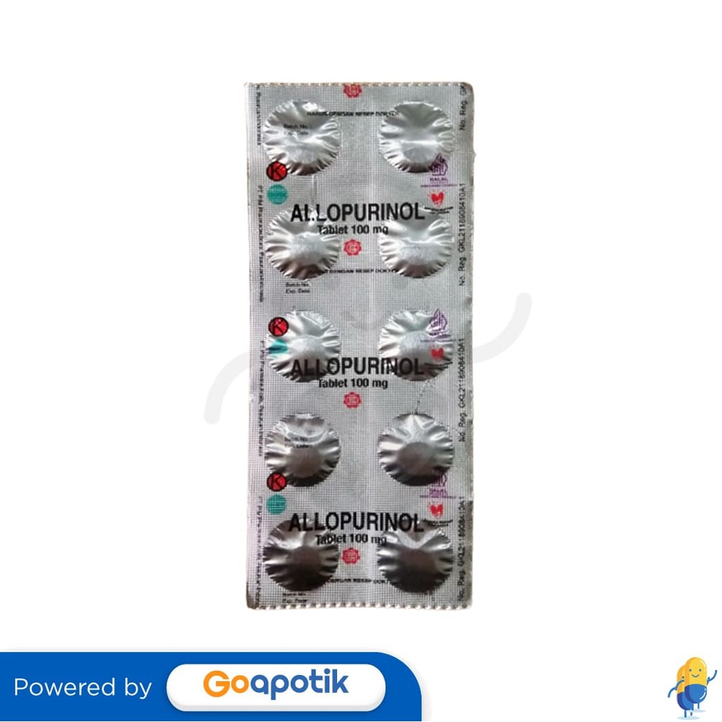 Jual Allopurinol Pim 100 Mg Strip 10 Tablet | Shopee Indonesia
