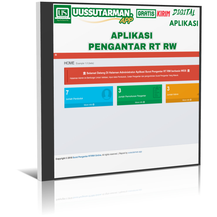 Jual Aplikasi Surat Pengantar RT/RW Berbasis Web (Codeigniter) | Shopee Indonesia