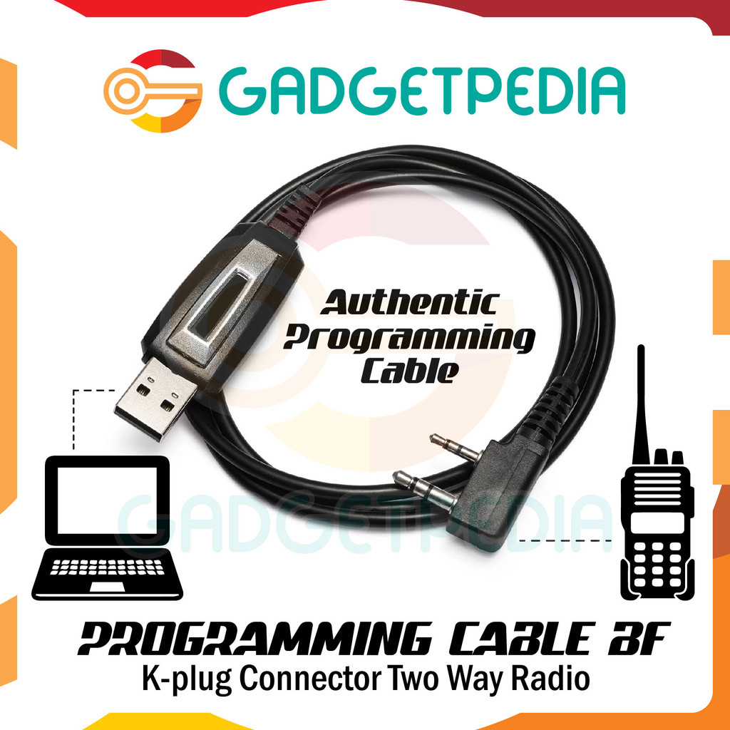 Jual Programming Cable BF Kabel Data Program BF Walkie Talkie Handy ...