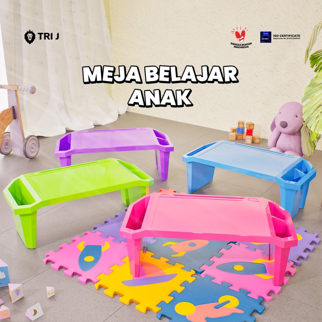 Jual Meja Belajar Anak-Anak Bahan Plastik tanpa Motif Dan Berkualitas ...