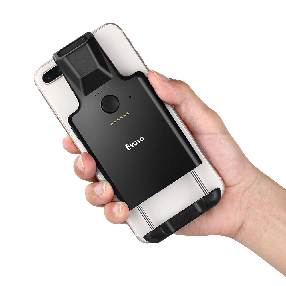 Jual Eyoyo 2D Back Clip Bluetooth Barcode Scanner Portable Barcode ...