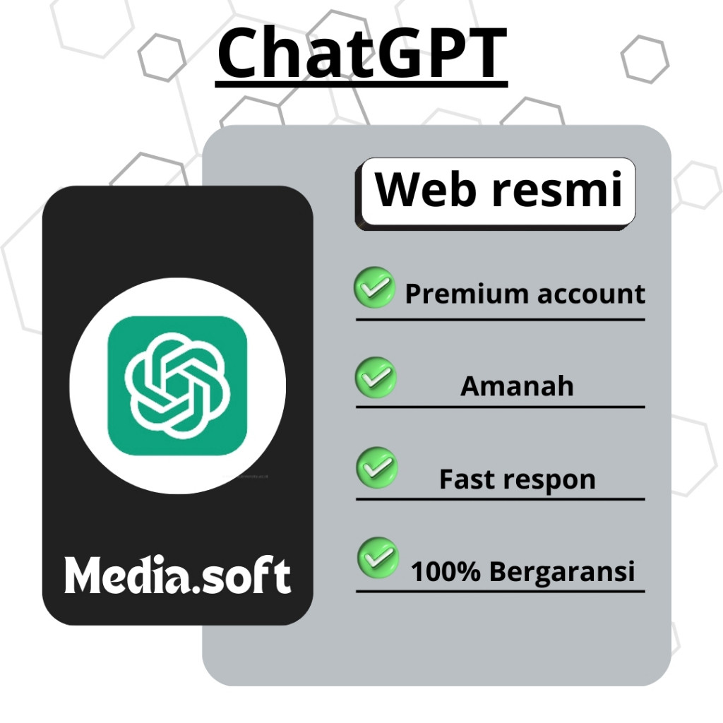 Jual ChatGPT 4o PLUS " Chatbot AI yang Canggih untuk Berbagai Kebutuhan ...