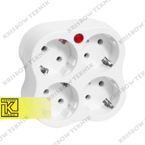 Jual Steker Arde Listrik 4 Arah - Putih -White | Shopee Indonesia