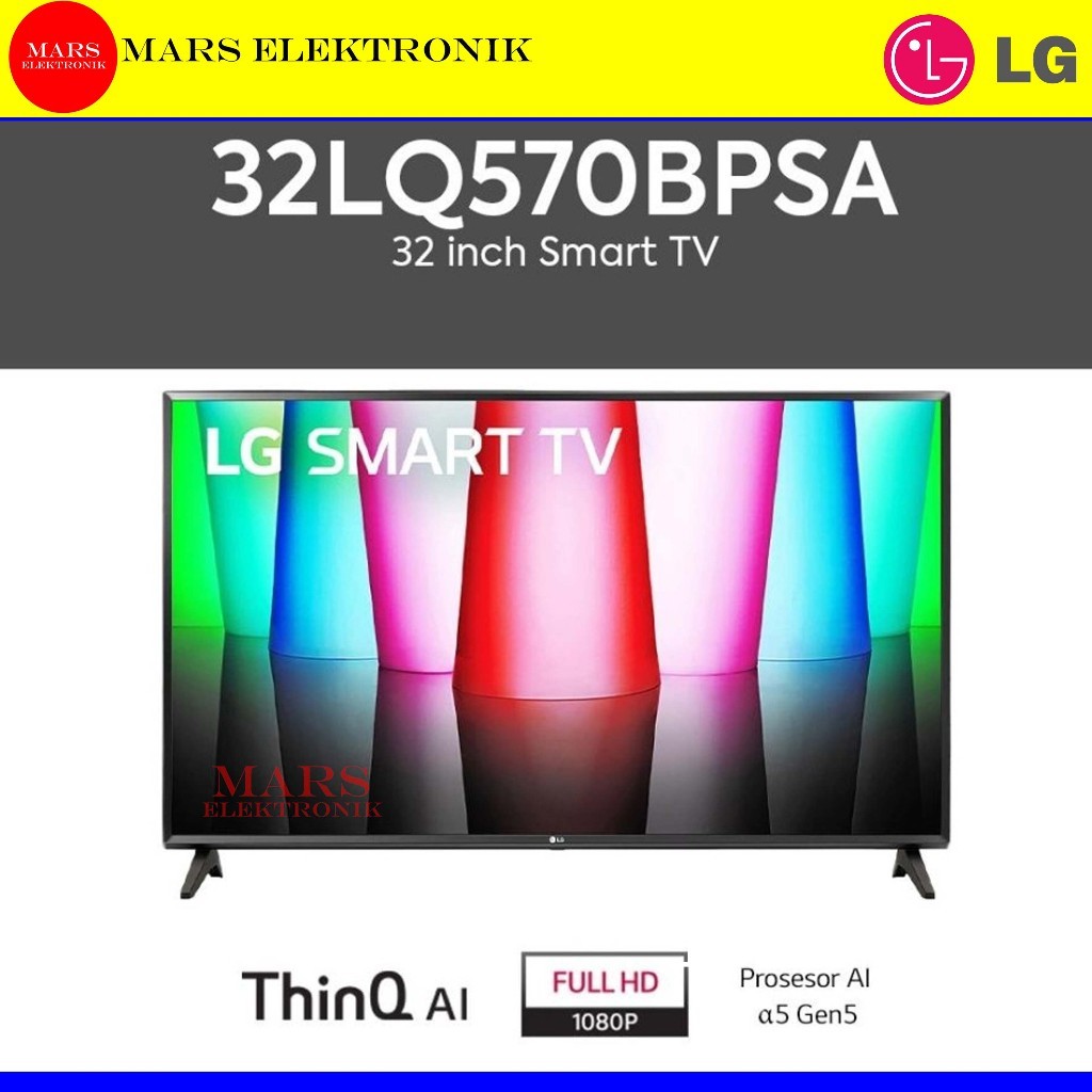 Jual SMART TV LG 32LQ570BPSA - GEN 5 AI PROCESSOR HDR10- HD READY - TV ...