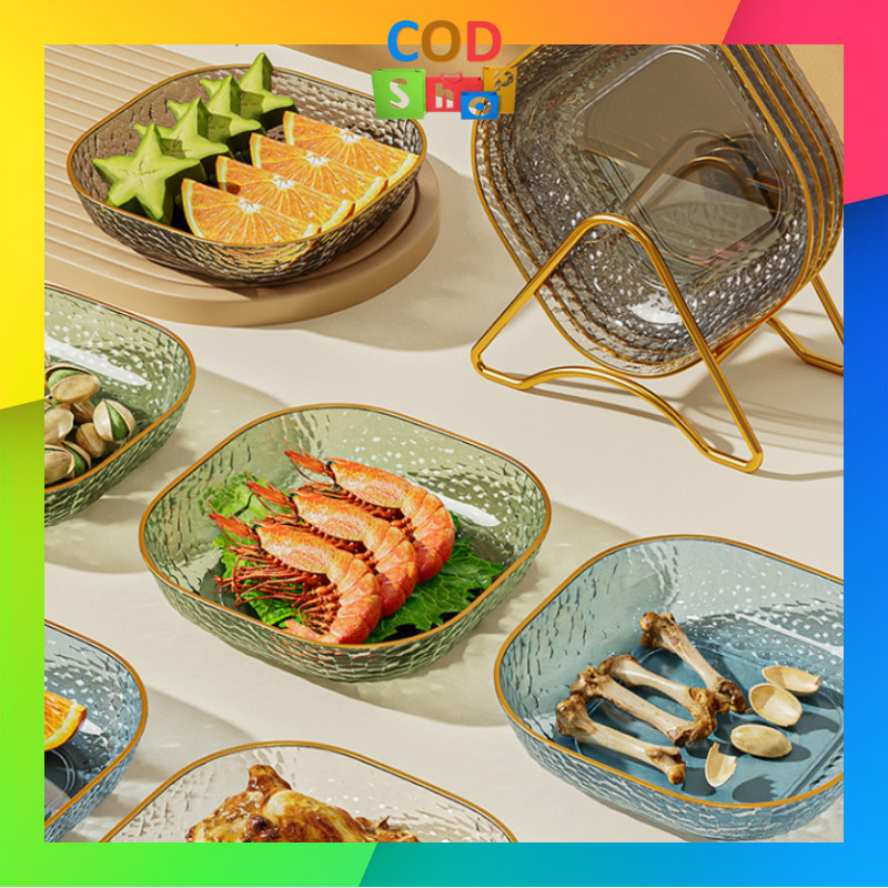 Jual Cod - H6481 Piring Makanan Diamond / Piring Buah dan Snack ...