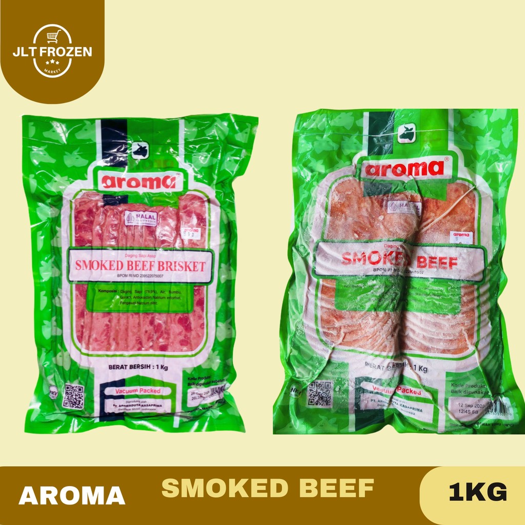 Jual Aroma Smoked Beef Bulat / Smoked Beef Brisket / Daging Sapi Asap ...