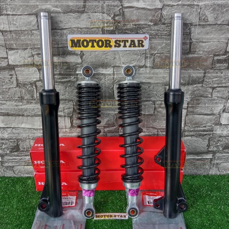 Jual Shock Depan+Belakang Shockbreaker Revo Absolut Blade 110 New Revo ...