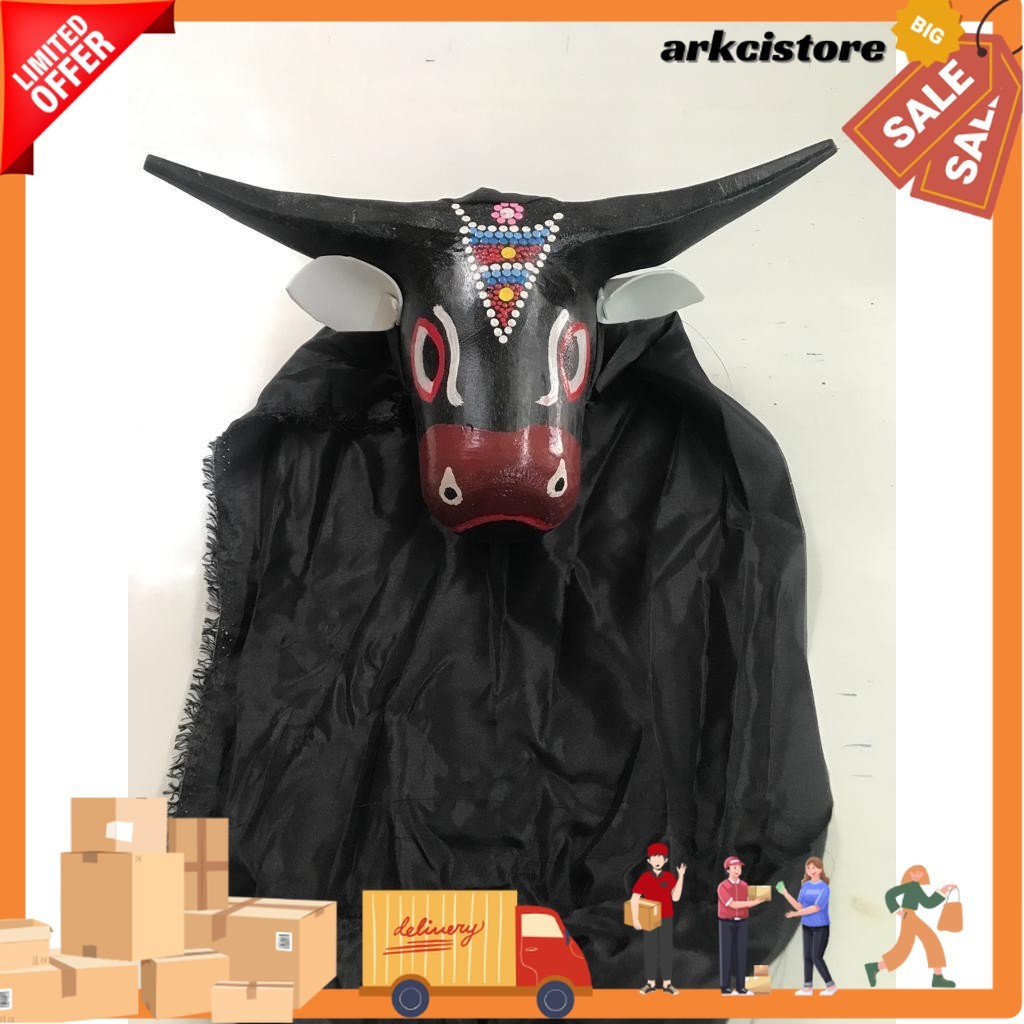 Jual ARK PROMO Barongan Bantengan / Mainan Banteng Bantengan ...