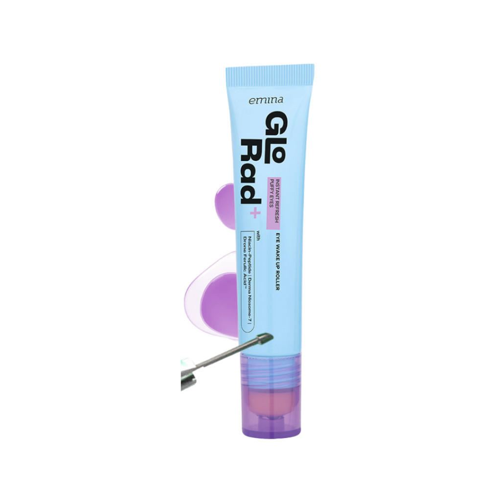 Jual [NEW] Emina GloRad+ Instant Refresh Puffy Eyes Eye Wake Up Roller ...
