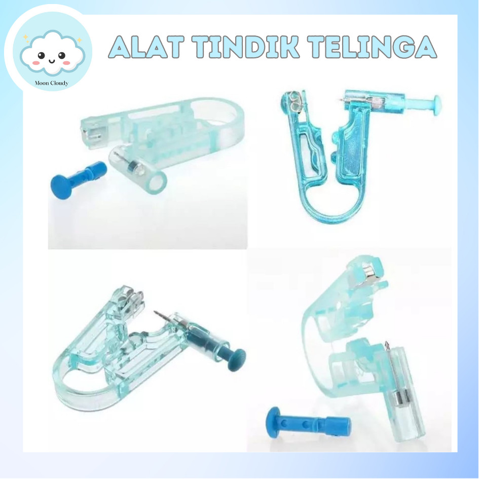 Jual Alat Tindik Telinga Ear Piercing Steril Jarum Pelubang Telinga ...