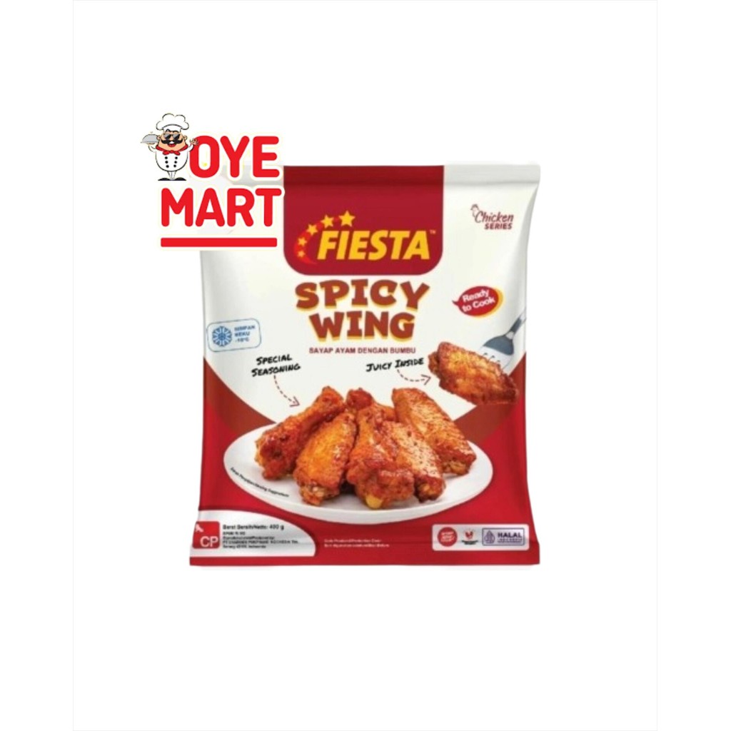 Jual FIESTA CHICKEN SPICY WING 400G | Shopee Indonesia