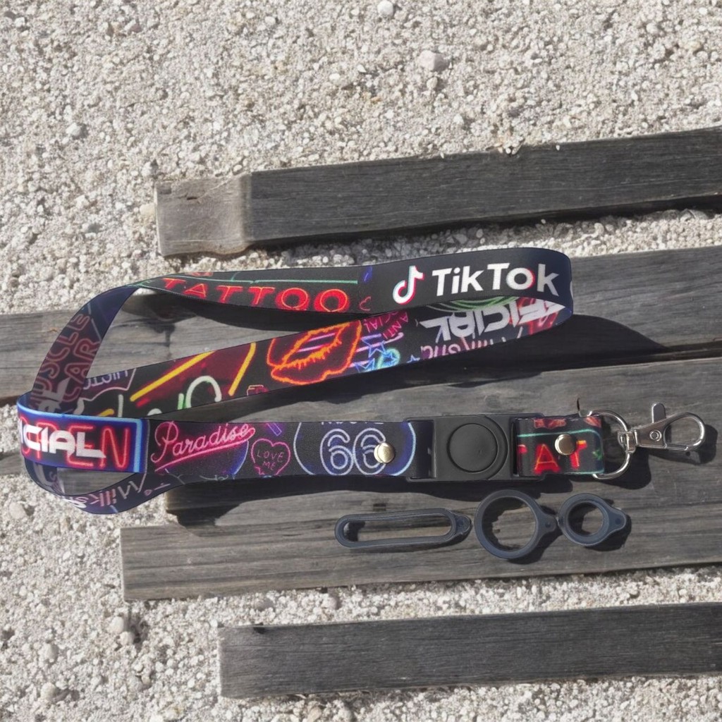 Jual Lanyard Rizqiazone Sublim 2 Cm Motif TIKTOK_OFFICEAL Full Print ...